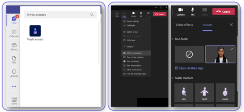 Avatares Mesh para Microsoft Teams estão em pré-visualização privada ...